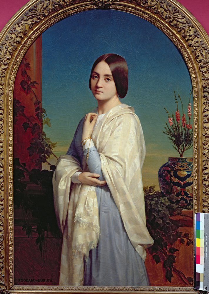 Madame Edouard Dubufe (1822-55) 1842 by Edouard Louis Dubufe